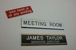 Executive Aluminium Door Signs: Amazon.co.uk: Office Products