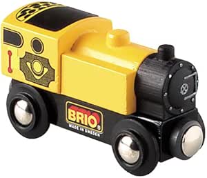 BRIO 33606 Wooden Railway System: Yellow Engine: Amazon.co.uk: Toys & Games