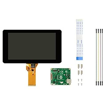 Raspberry Pi 7" Touch Screen Display, 10 Finger Capacitive Touch: Amazon.in: Industrial & Scientific