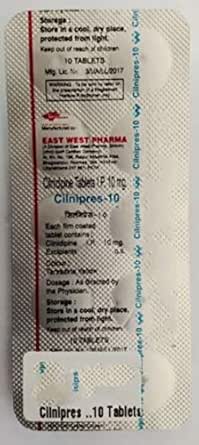 Cilnipres 10 Mg - Strip of 10 Tablets : Amazon.in: Health & Personal Care