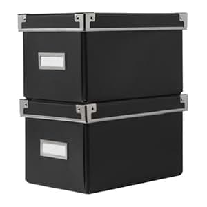 Blu-rays - CD - DVD- Storage Boxes Black - Pack of 4: Amazon.co.uk ...