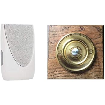 Friedland Evo Plus Wireless Solid Metal Brass Bell Push D3204N: Amazon ...