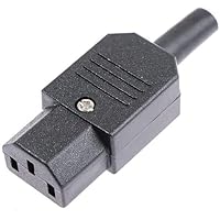 SP Electron IEC320 C13 Female Inline Adapter Plug Power Socket Connectors 3 Pins Terminals Panel ...