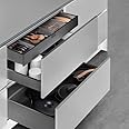DBR Kitchen Slim Tandem Box for Drawer System With Soft Close Load Capacity Upto 40 Kg (Grey, 4 ...