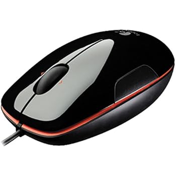 Logitech M150 kabelgebundene Laser-Maus, schwarz-orange: Amazon.de ...