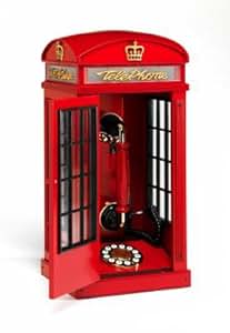RED GPO PUBLIC PAY PHONE BOX NOVELTY TELEPHONE STBP11 by Steepletone ...