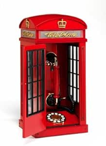 RED GPO PUBLIC PAY PHONE BOX NOVELTY TELEPHONE STBP11 by Steepletone ...