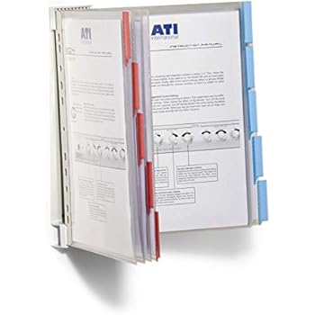 Durable 569100 Function Wall Support Métallique Mural 10 Pochettes pour ...