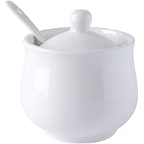 Salt Bowl With Lid Chicken-Shaped Porcelain Condiment Pot With Lid ...