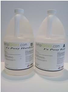 Premium Epoxy Resin(2 Gallon) Diamond Coat Ultra Clear Countertops ...