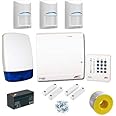 Wired Burglar Intruder Alarm Home Security Kit with Scantronic 9448-95 ...