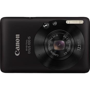 Canon Digital IXUS 100 IS Digital Camera - Black 2.5: Amazon.co.uk ...