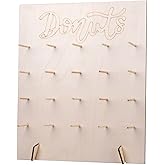 Wooden Donut Stand Donut Wall Doughnut Bagels Wall Mount Displays Rack ...