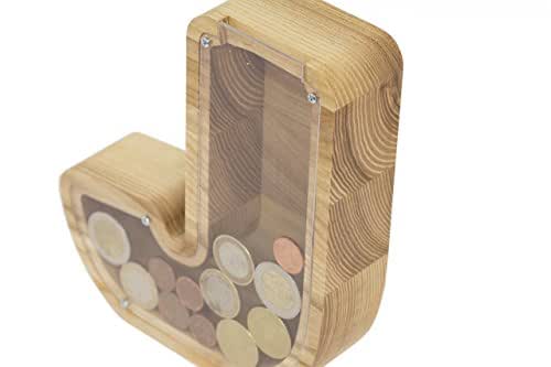 Any letter money box (2 sizes available) - Wooden money box - Wooden ...