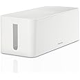 Hama Maxi Cable Box with Rubber Feet, 40 x 15.5 x 13.8 cm, White ...