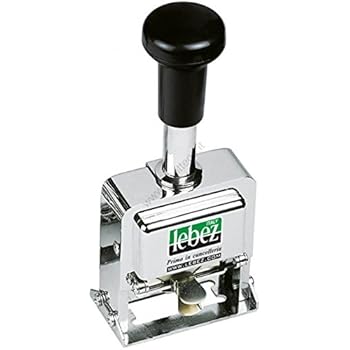 Timbro numeratore autoinchiostrante automatico B6K 6colonne 4,5mm REINER: Amazon.it: Cancelleria ...