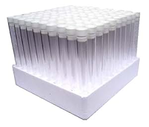 100 x 6 Inch Test Tubes with White Tops and Tray: Amazon.co.uk: Kitchen ...
