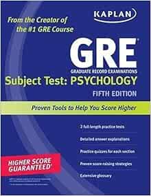 Kaplan GRE Subject Test: Psychology (Kaplan GRE Psychology): Amazon.co ...