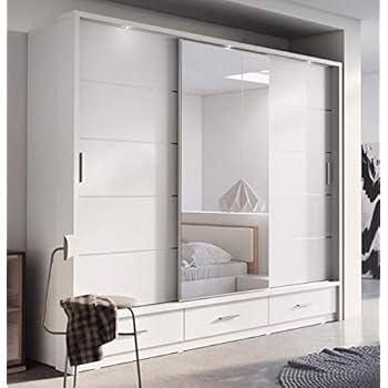 Cellini White Gloss Over Bed Storage Unit Wardrobes - 2899- by Ronz ...