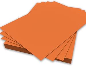 A4 Dark Orange Colour Paper 80gsm Sheets Double Sided Printer Paper ...