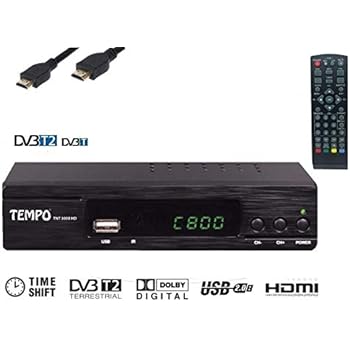 Decoder Digitale Terrestre DVB T2 / HD / HDMI / Ricevitore TV / PVR / H.265 HEVC / USB / DVB-T2 ...