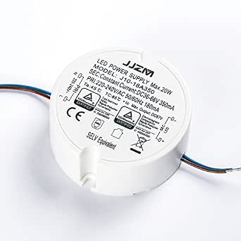 LED Driver Jjzm 20 W 36 66 V 350mA J10 Round 18 A350 Driver Transformer ...