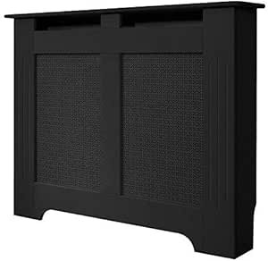 Adam Medium Radiator Cover in Black, Wood : Amazon.co.uk: DIY & Tools