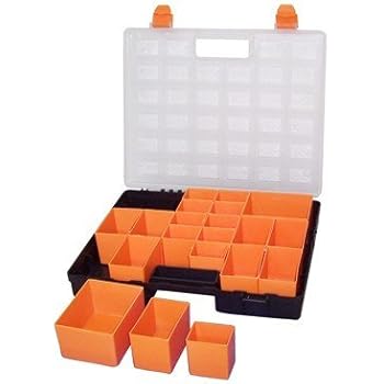 Kunststoff-Sortierkasten mit 18 herausnehmbaren Einsätzen: Amazon.de ...