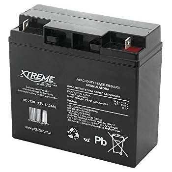 HQ 12V 17Ah Universal Sealed Rechargeable Lead Acid: Amazon.co.uk ...