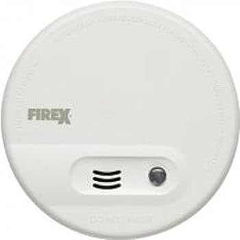 White Firex Smoke Alarm 4870 Dual voltage power supply: Amazon.co.uk ...