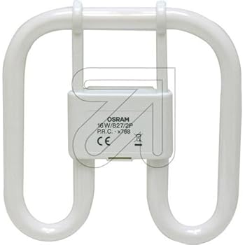 Osram Compact Fluorescent lamp CFL Square 827 2P GR8 16W: Amazon.co.uk: Lighting