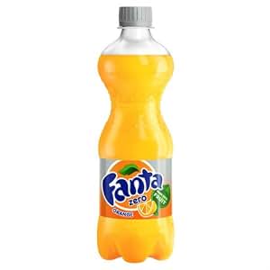 Fanta Orange Zero Fizzy Drinks 500ml Case of 12: Amazon.co.uk: Grocery