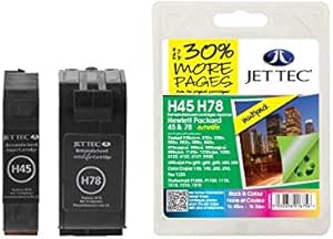 Pack 2 cartouches d'encre de remplacement HP 45 XL et HP 78 XL / Grande ...