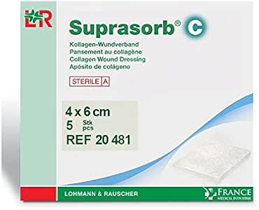 Bandage with Collagen Suprasorb C 4x6 cm Box of 5-20481: Amazon.co.uk ...