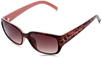 French Connection Ladies Women's Small Plastic Sunglasses, Brown ...