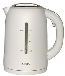 Krups Cordless Electric Kettle, Stainless Steel White: Amazon.co.uk ...