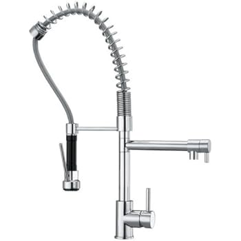 Milano Chrome Professional Monobloc Multi Lever Kitchen Sink Mixer Tap ...