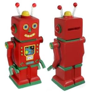 Robert Robby The Robot Ceramic Money Bank Box: Amazon.co.uk: Kitchen & Home