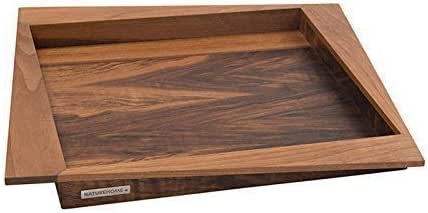 Amazon.de: NATUREHOME Holz Tablett I NH-Q I Design Tablett I ...