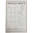 BEETLE DRIVE GAME CARDS PACK OF 100 - GREAT FUN TRADITIONAL FAMILY GAME ...