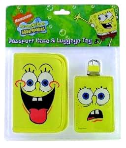 SpongeBob Squarepants Passport & Luggage Set [Toy]: Amazon.co.uk ...