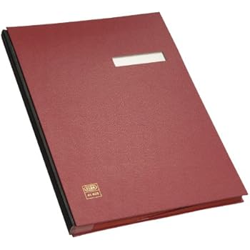 Esselte A4 Signature Book with 20 Card Dividers, Black: Amazon.co.uk ...