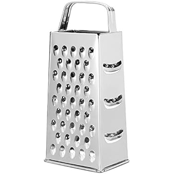 KLAGENA Square grater, ideal for course and fine grating, grating or ...