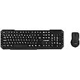 Q-Connect Black Wireless Keyboard/Mouse KF15397 : Amazon.co.uk ...