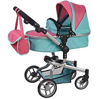 Deluxe 2 in 1 Doll Stroller Extra Tall 32'' High: Toiz: Amazon.co.uk ...