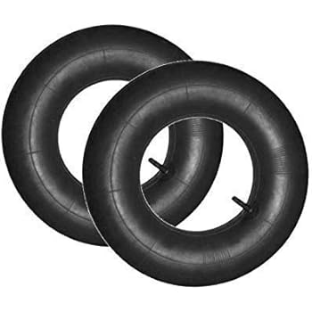 2x 8'' Wheelbarrow Inner Tube Size 3.00-8 Bent Valve Wheel Barrow 300-8 ...
