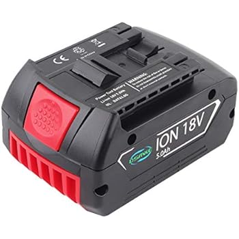 Bosch 1600A005B0 Battery Pack PBA 18V 2.5Ah W-B, 18 V, Green: Amazon.co ...