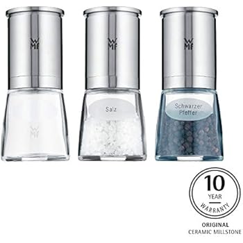 WMF 0652314500 Salt and Pepper Mills Set of 2 Wooden: WMF: Amazon.co.uk ...