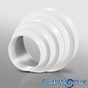 Plastic Ducting and Fittings (Cone Reducer 150mm-80mm): Amazon.co.uk ...