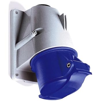 MK Commando K9201 Angled Socket Outlet 16 Amp 2P+E 200-250 Volt (IP44 ...